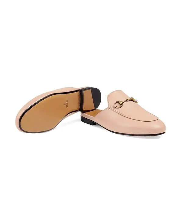 Gucci Princetown Muller Mules With Horsebit Detail