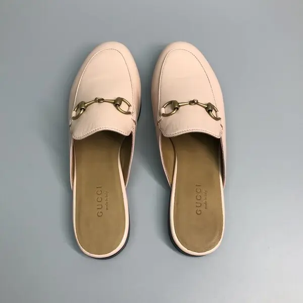 Gucci Princetown Muller Mules With Horsebit Detail
