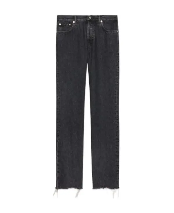 Gucci Raw Hem Mid Rise Jeans