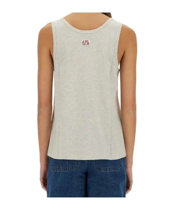 A.p.c. Sleeveless Round Neck Tank Top