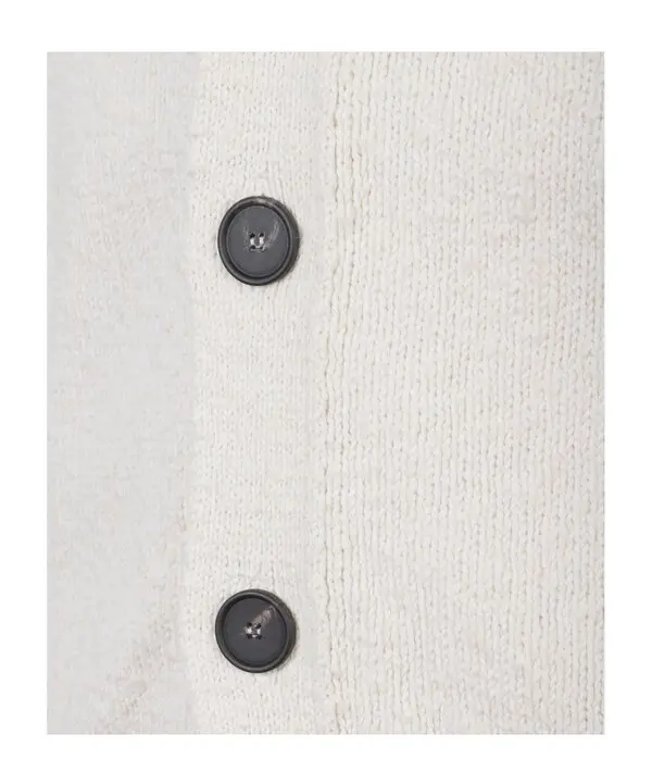 Tagliatore Long-sleeved V-neck Cardigan - White