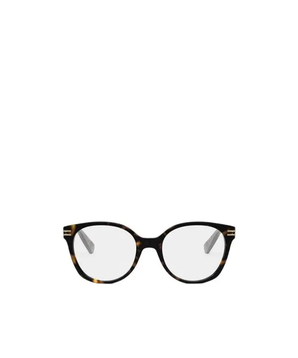 BVLGARI Round Frame Eyeglasses - White