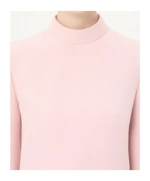 Valentino Garavani Crepe Couture Dress With Feather Trim - Pink