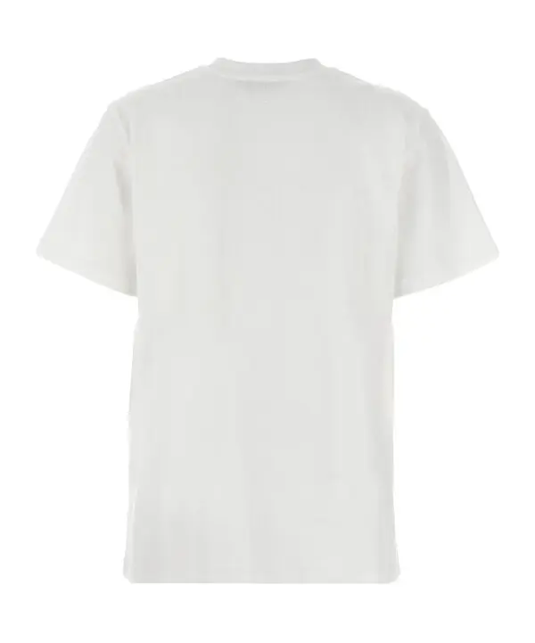 Coperni Logo Printed Crewneck T-shirt - White/black