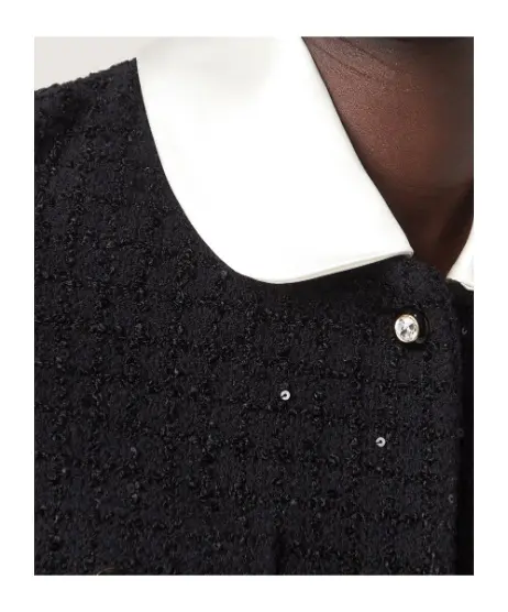 Miu Miu Short Sleeve Buttoned Cardigan With Sequins