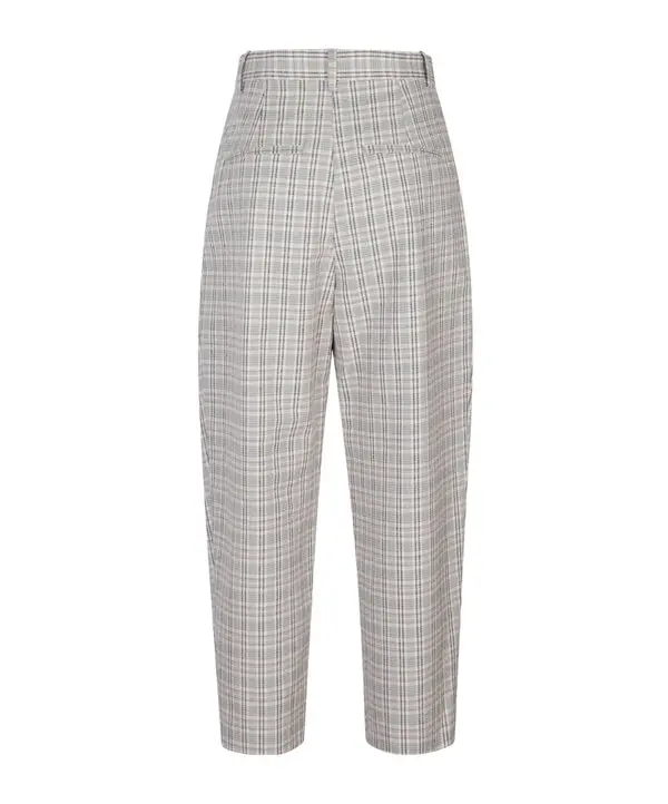 Isabel Marant Étoile Plaid Pleated Trousers