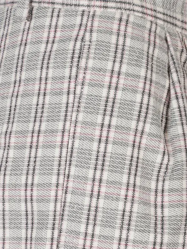 Isabel Marant Étoile Plaid Pleated Trousers