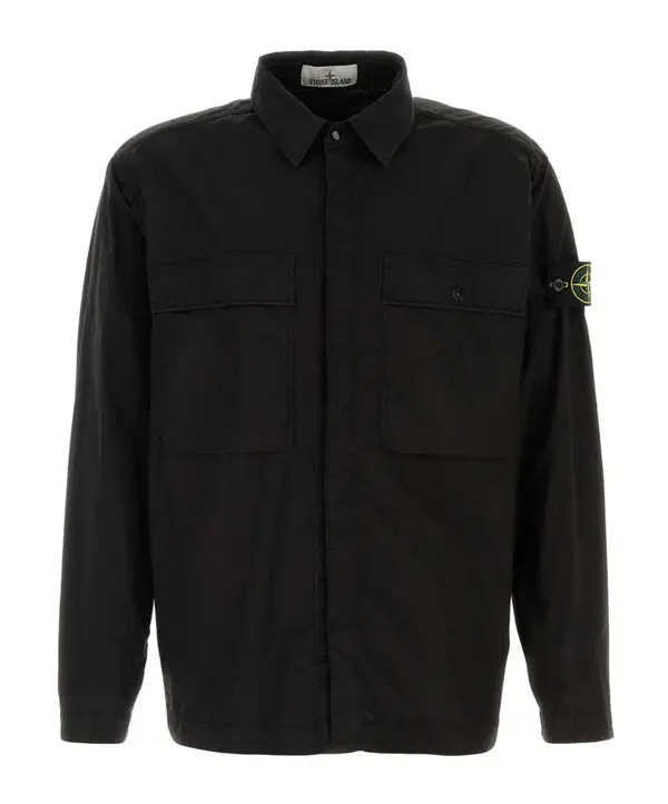 Stone Island Logo Patch Overshirt