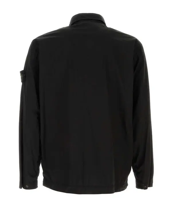 Stone Island Logo Patch Overshirt