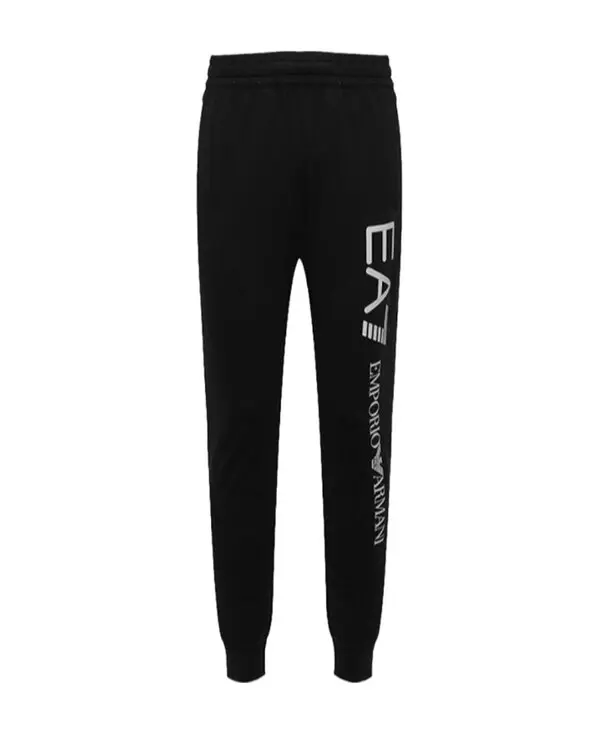 EA7 Logo Printed Sweatpants - Black