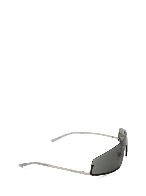 Gucci Mask-shaped Frame Sunglasses - Gray