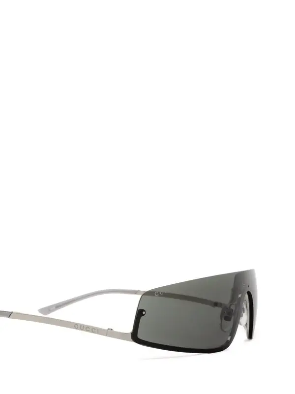 Gucci Mask-shaped Frame Sunglasses - Gray