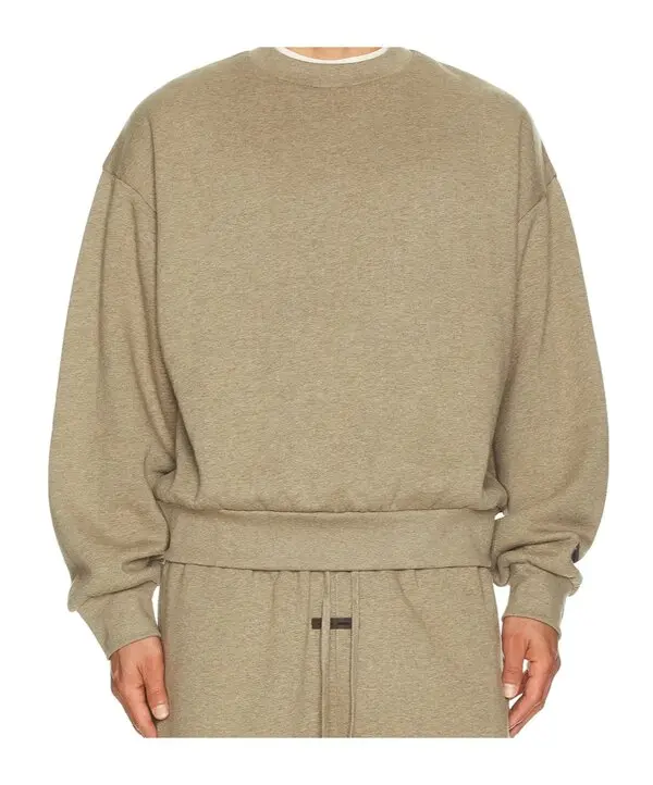 Fear Of God Crew Neck Long Sleeve Sweatshirt - Heather