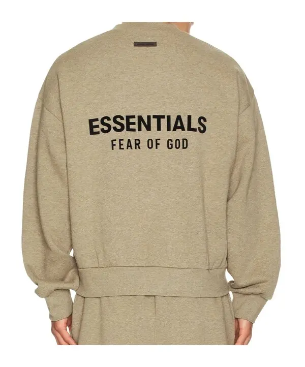 Fear Of God Crew Neck Long Sleeve Sweatshirt - Heather