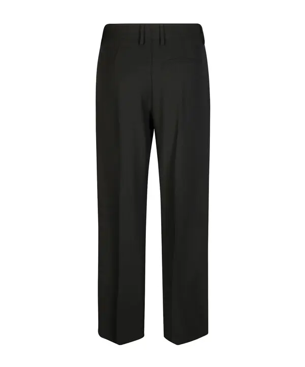 FORTE_FORTE Belt Loop Casual Pants - Black