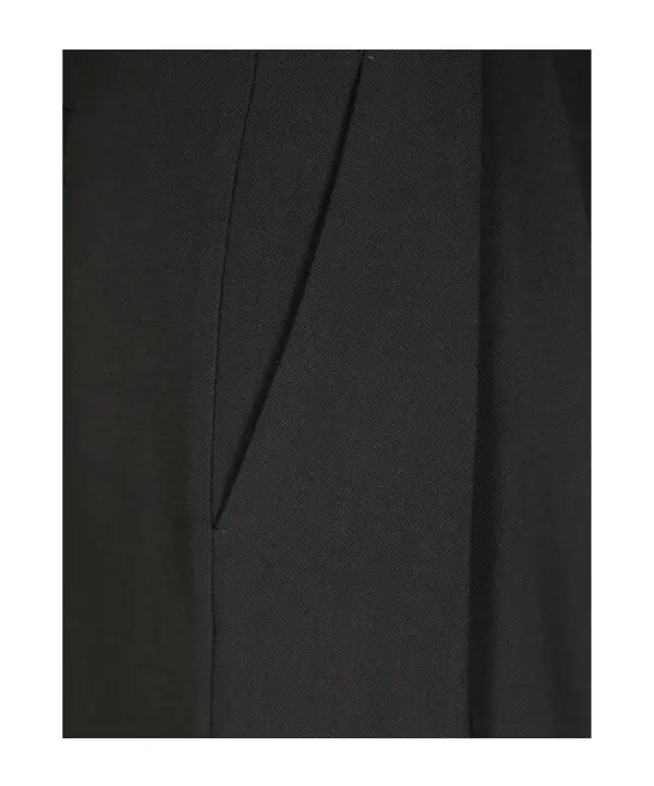 FORTE_FORTE Belt Loop Casual Pants - Black
