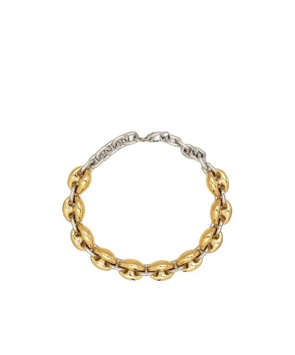 Rabanne Two-tone Chain Necklace - Multi-color