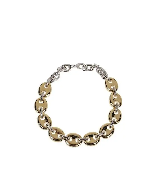 Rabanne Two-toned Chain-linked Necklace - Multicolor