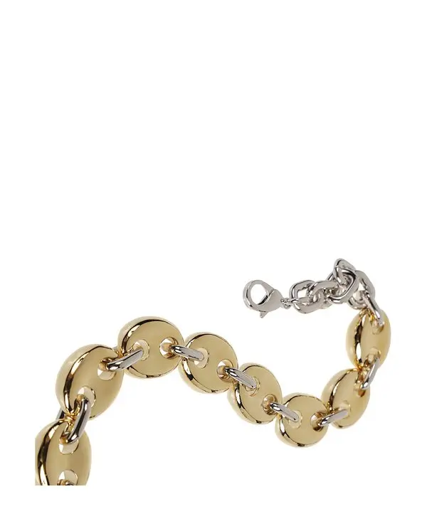 Rabanne Two-toned Chain-linked Necklace - Multicolor