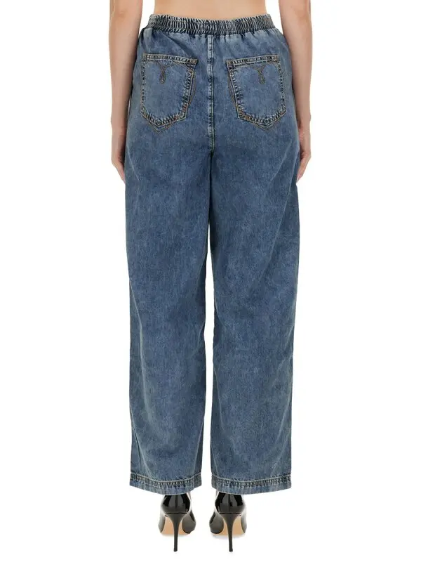 Moschino High-waist Wide-leg Denim Jeans - No