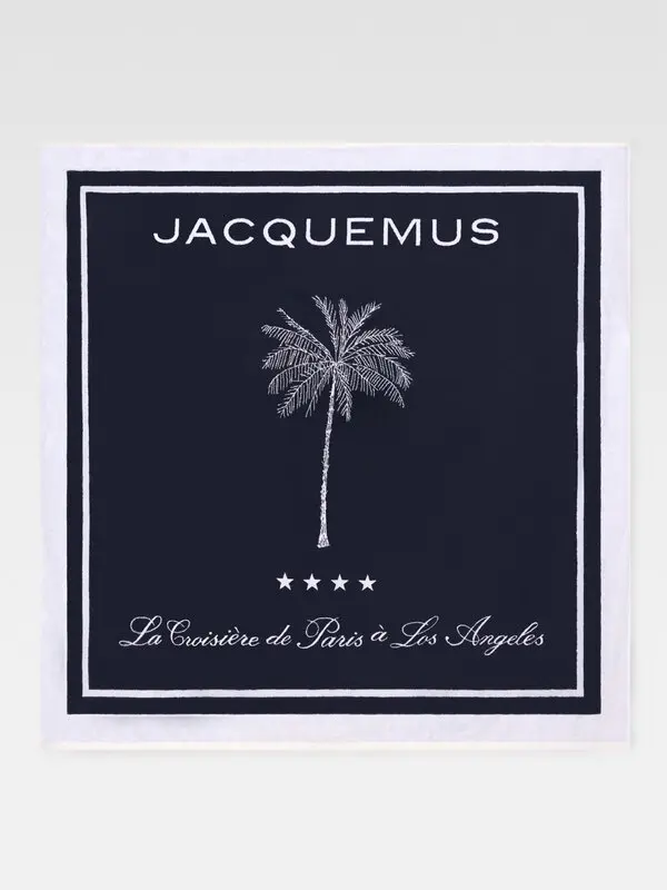 Jacquemus The Croisière Beach Towel - Black