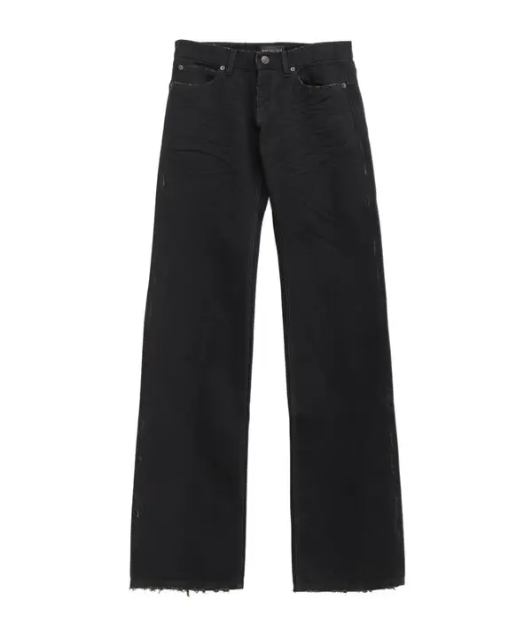Balenciaga Fitted Low-waisted Jeans