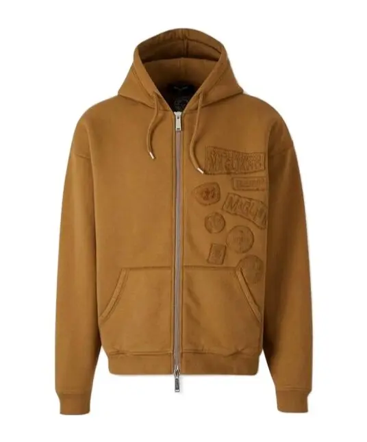 Dsquared2 Patchwork Zip-up Hoodie