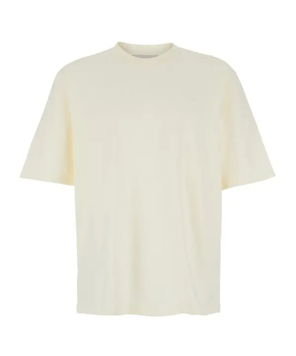 AMI Paris Logo Detailed Crewneck T-shirt - No
