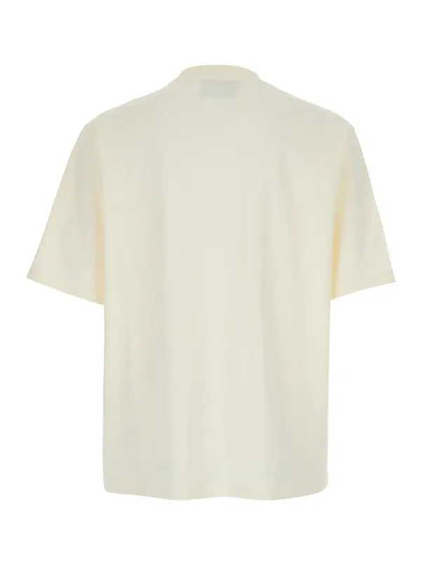 AMI Paris Logo Detailed Crewneck T-shirt - No
