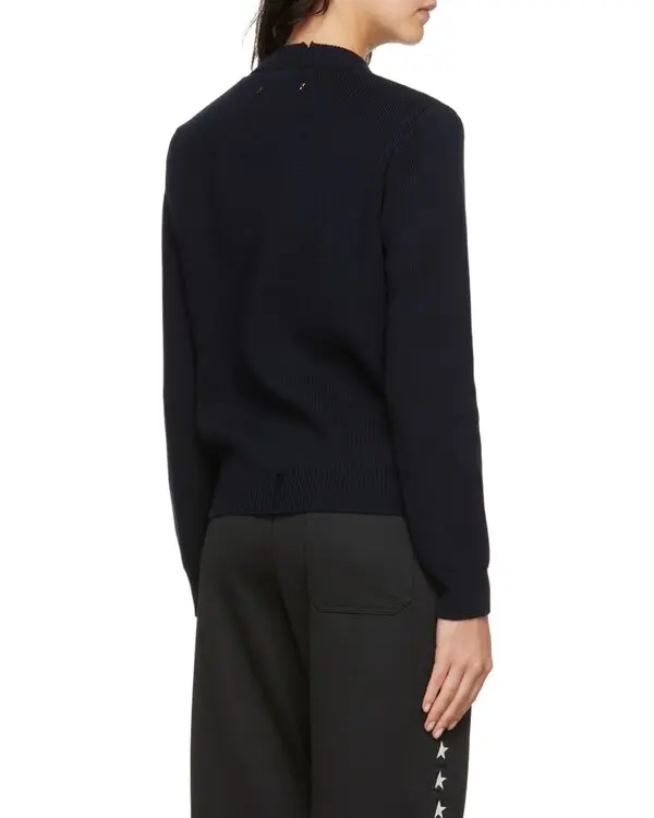 GOLDEN GOOSE Distressed Crew Neck Jumper