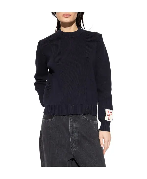 GOLDEN GOOSE Distressed Crew Neck Jumper