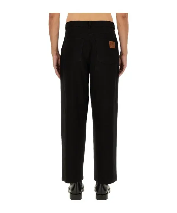 Moschino Straight-leg Trousers With Belt Loops