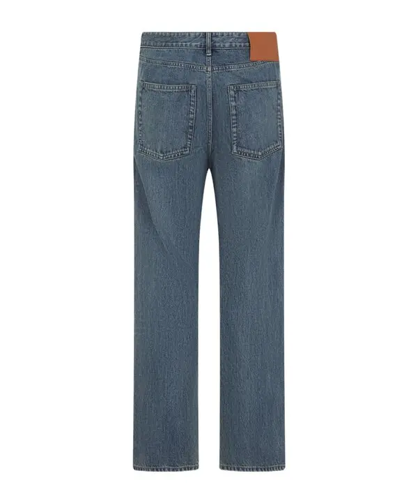 JIL SANDER Classic Fit Denim Trousers - Blue
