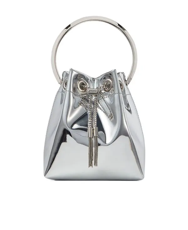 JIMMY CHOO Bon Bon Mini Shoulder Bag - Gray
