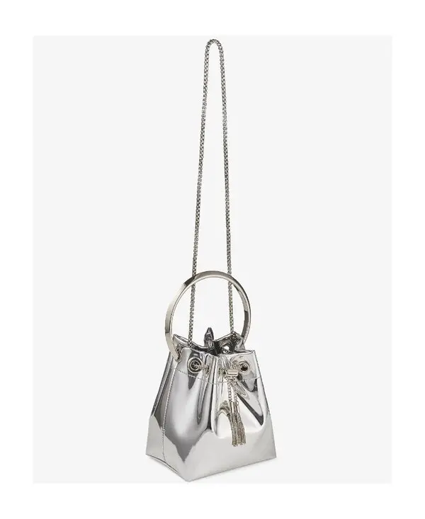 JIMMY CHOO Bon Bon Mini Shoulder Bag - Gray