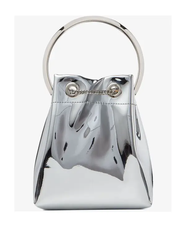 JIMMY CHOO Bon Bon Mini Shoulder Bag - Gray
