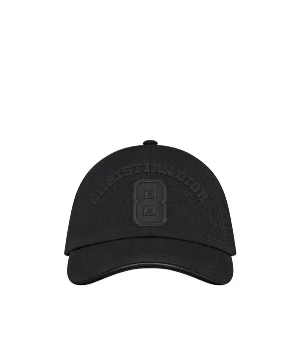 Dior Embroidered Cap - Black