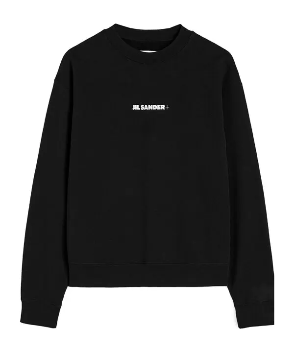 JIL SANDER Logo Sweatshirt - Black
