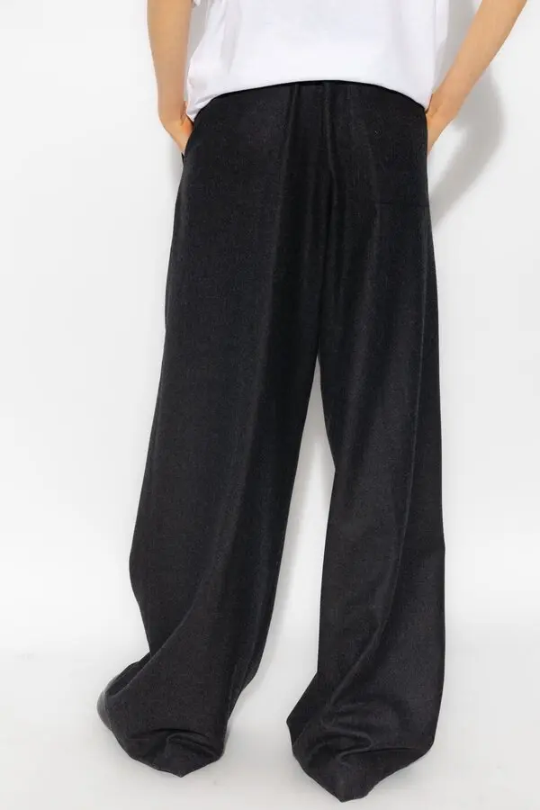 Dries Van Noten Wide-leg Trousers With Pleated Details