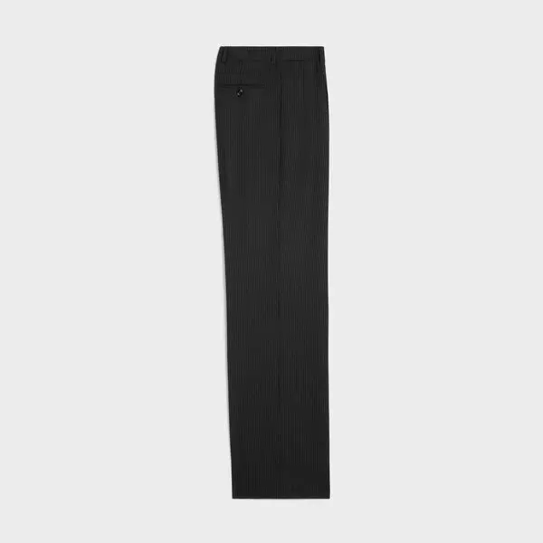 Celine Sorbonne Striped Wool Pants