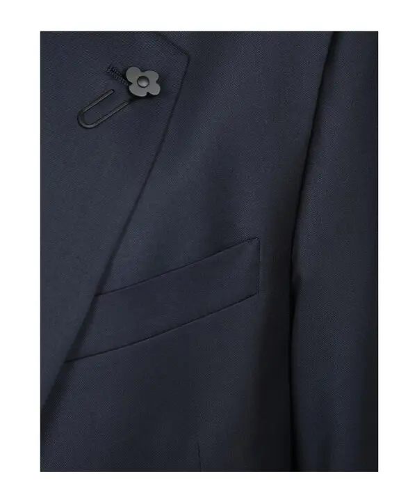 LARDINI Single-breasted Tailored Blazer - Blue