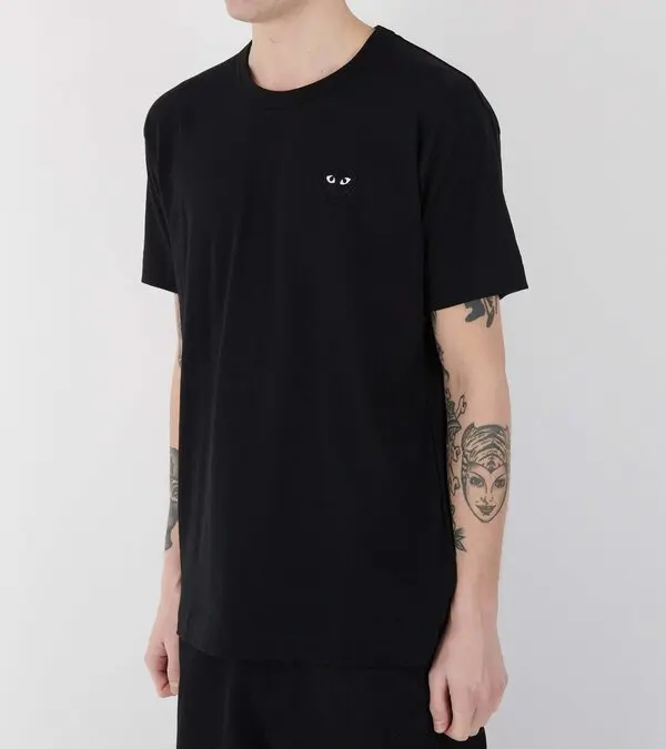 Play Comme Des Garcon Short Sleeve T-shirt - Black
