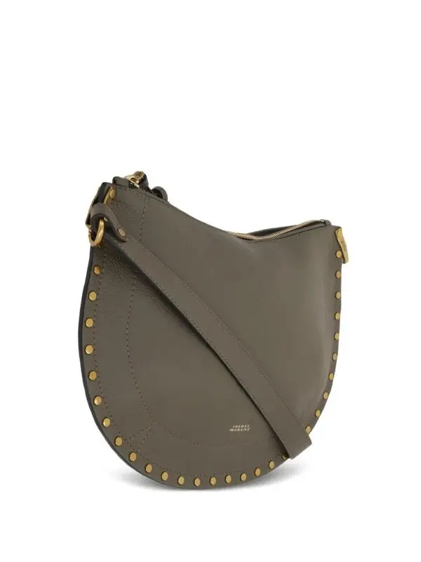 Isabel Marant Étoile Studded Leather Shoulder Bag - Brown