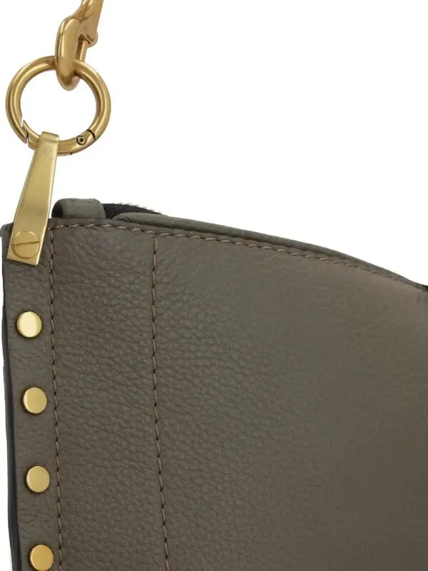 Isabel Marant Étoile Studded Leather Shoulder Bag - Brown