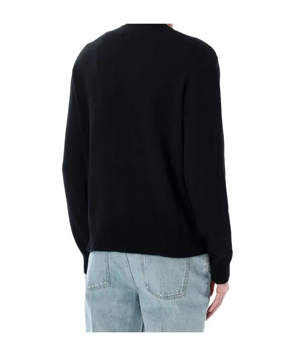 Valentino Garavani Animal Embroidered Crewneck Jumper