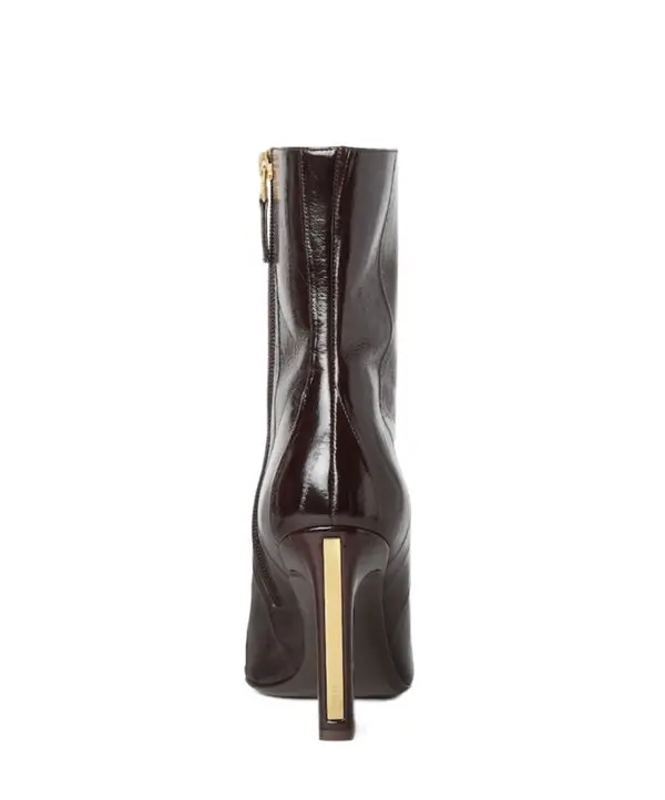 Fendi Arco Pointed-toe Ankle Boots - Black