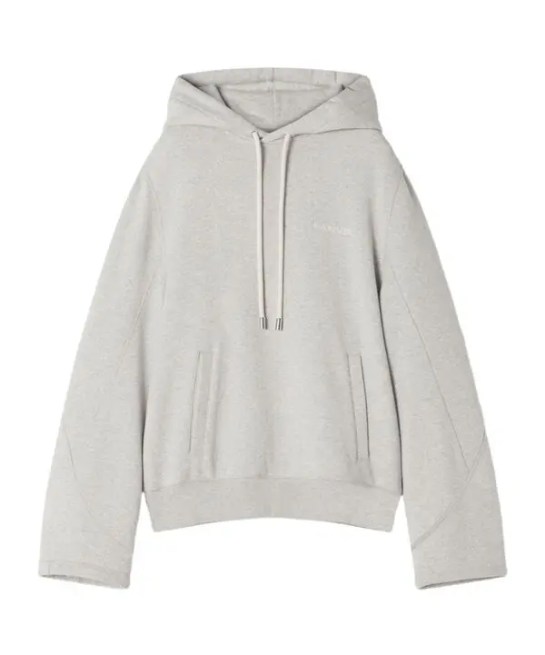 LANVIN Logo Embroidered Hoodie