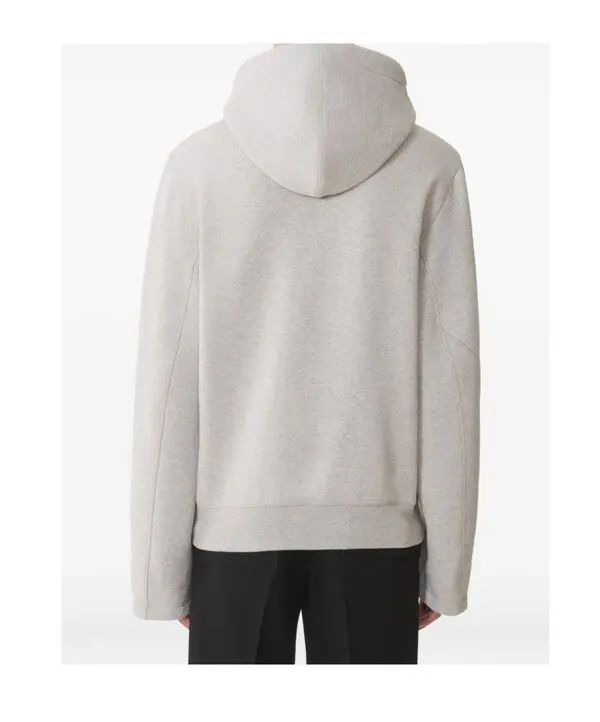 LANVIN Logo Embroidered Hoodie