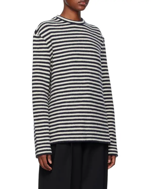 JIL SANDER Striped Crewneck T-shirt