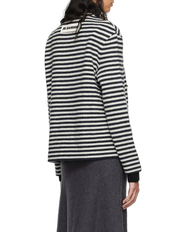 JIL SANDER Striped Crewneck T-shirt